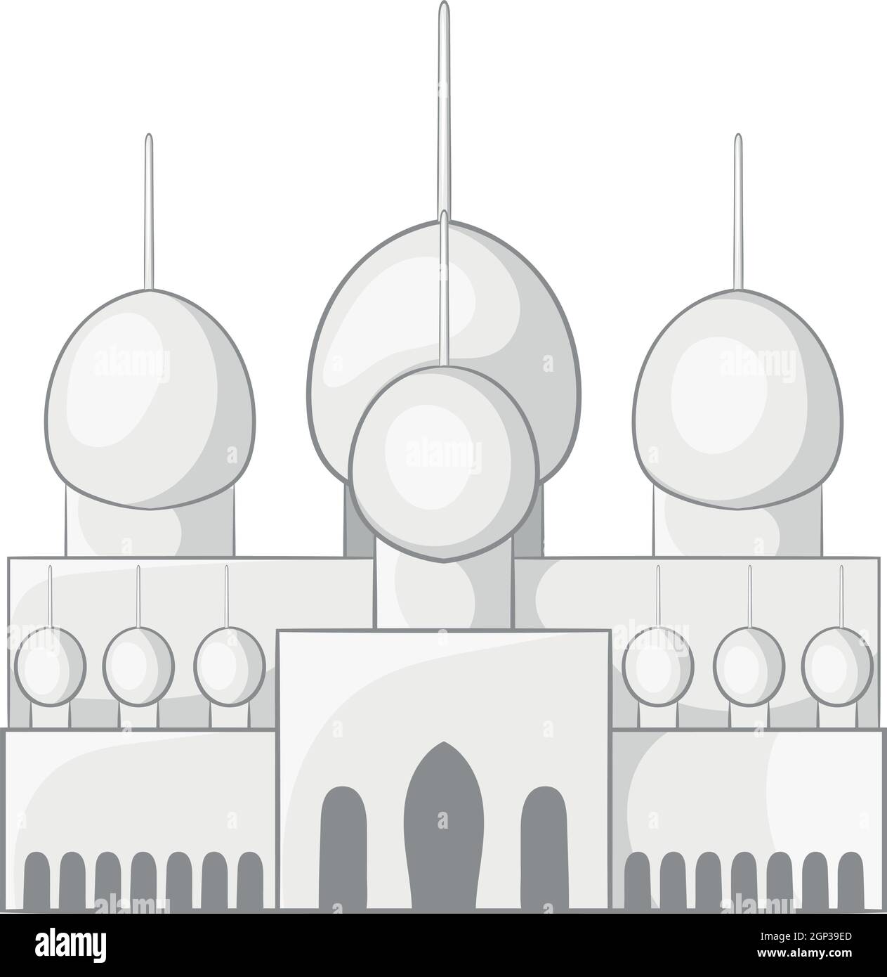 Mosque architecture drawing Stock Vector Images - Alamy