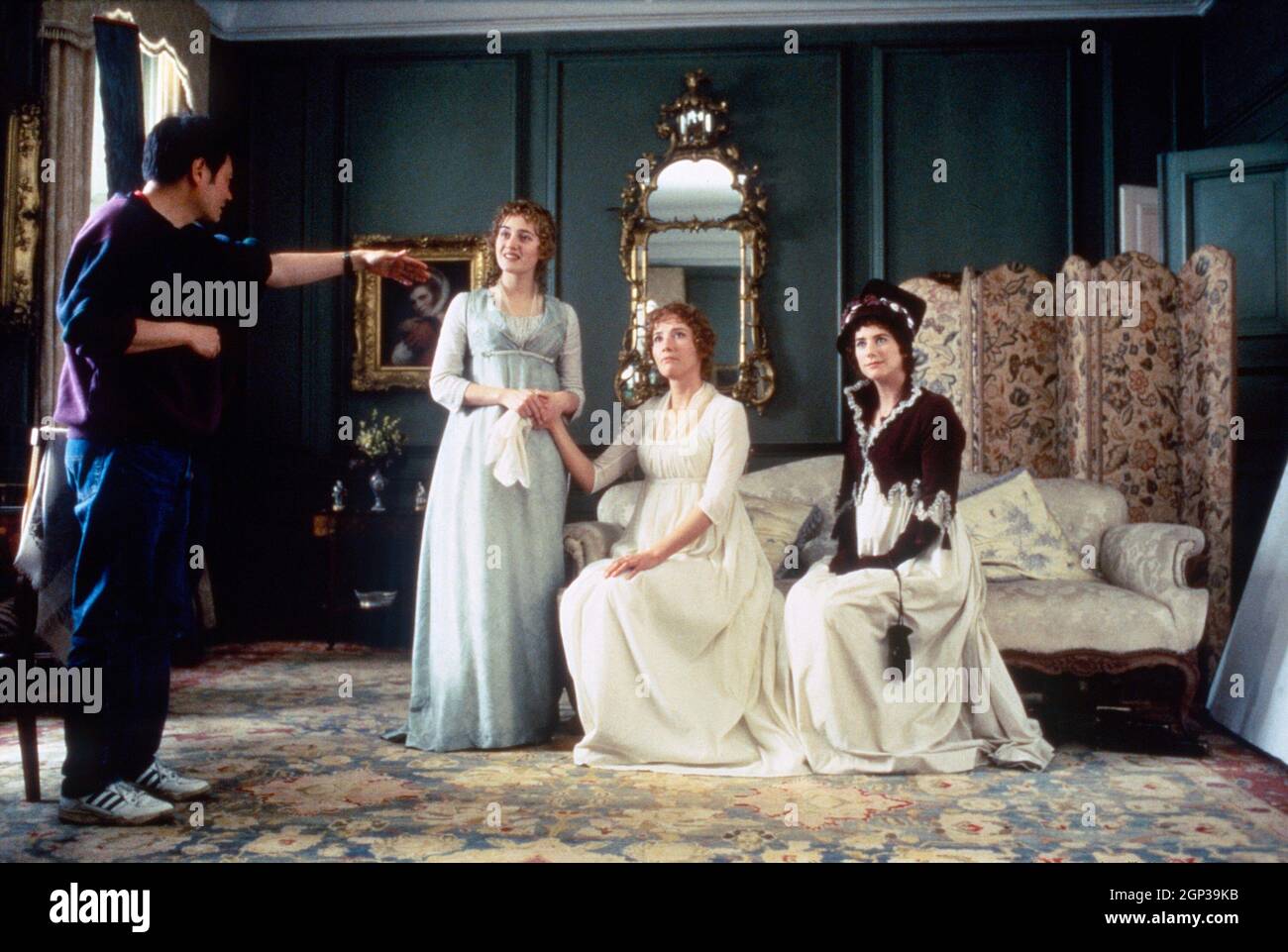 SENSE AND SENSIBILITY, from left: director Ang Lee, Kate Winslet, Emma ...