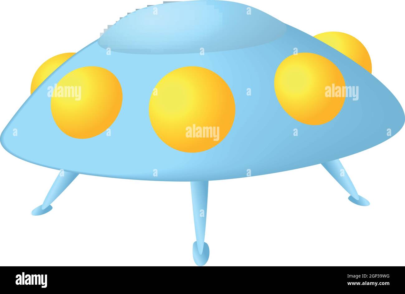 Cartoon alien spaceship flying saucer hi-res stock photography and ...
