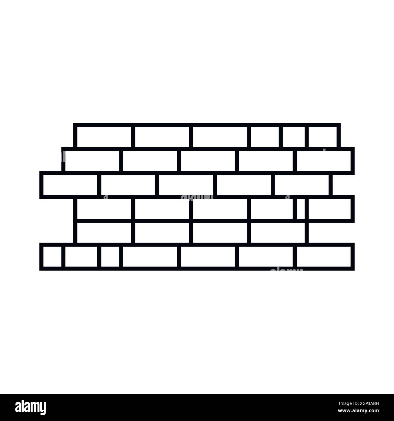 Brick outline Stock Vector Images - Alamy