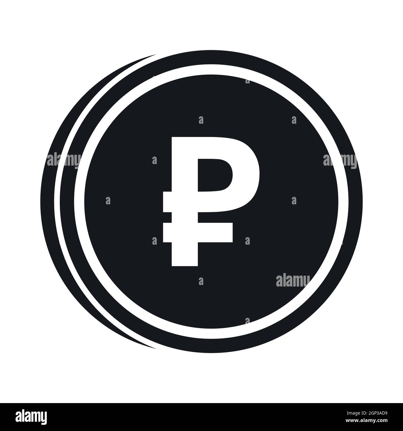 Ruble currency symbol Stock Vector Images - Alamy