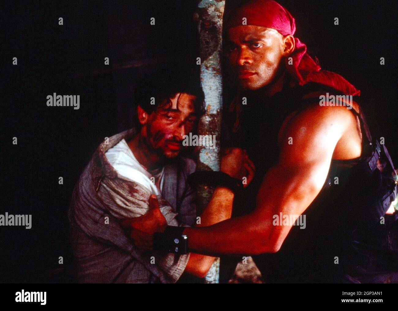 SOLO, from left: Adrien Brody, Mario Van Peebles, 1996. ph: © Sony ...