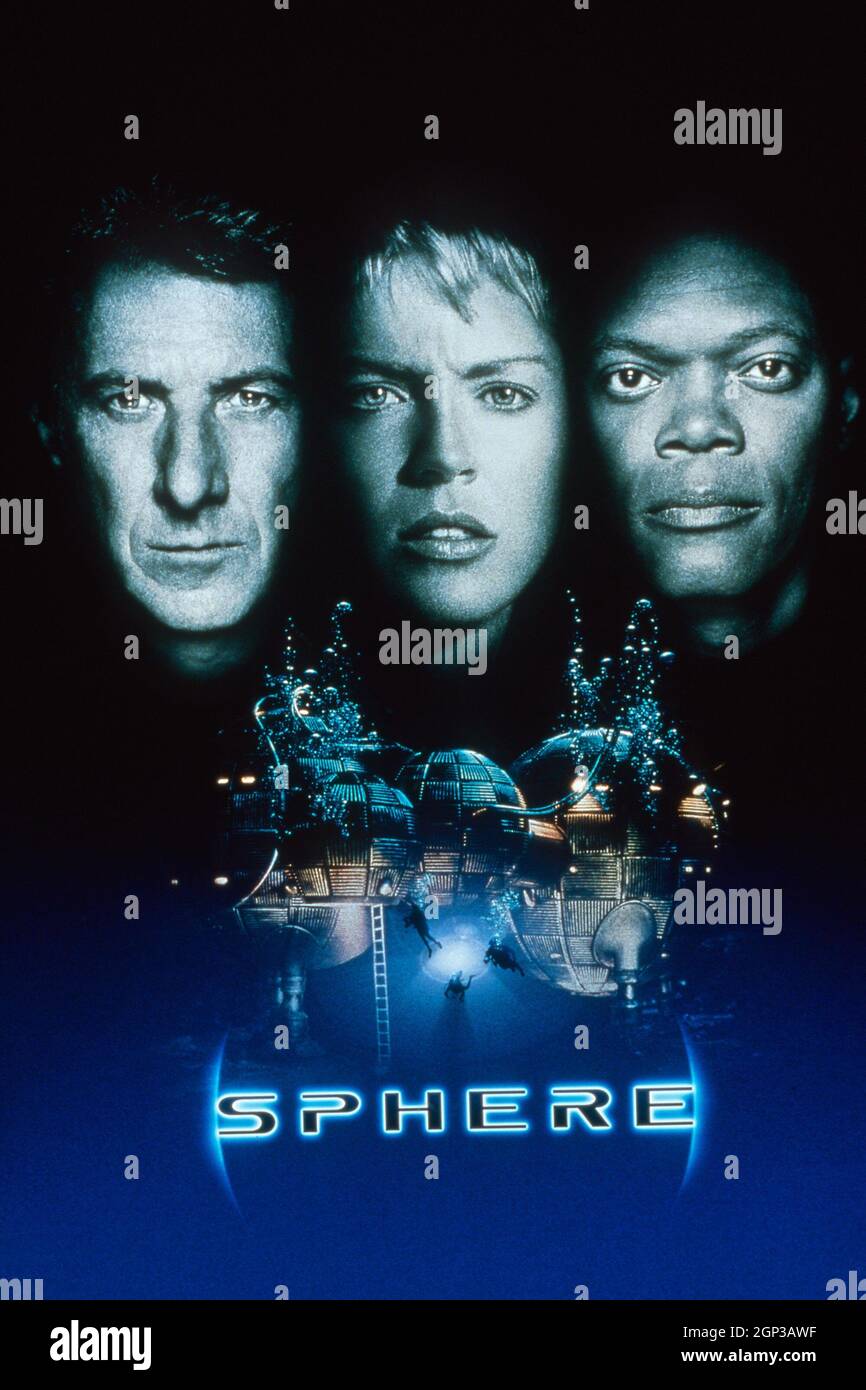 SPHERE, poster art, from left: Dustin Hoffman, Sharon Stone, Samuel L ...