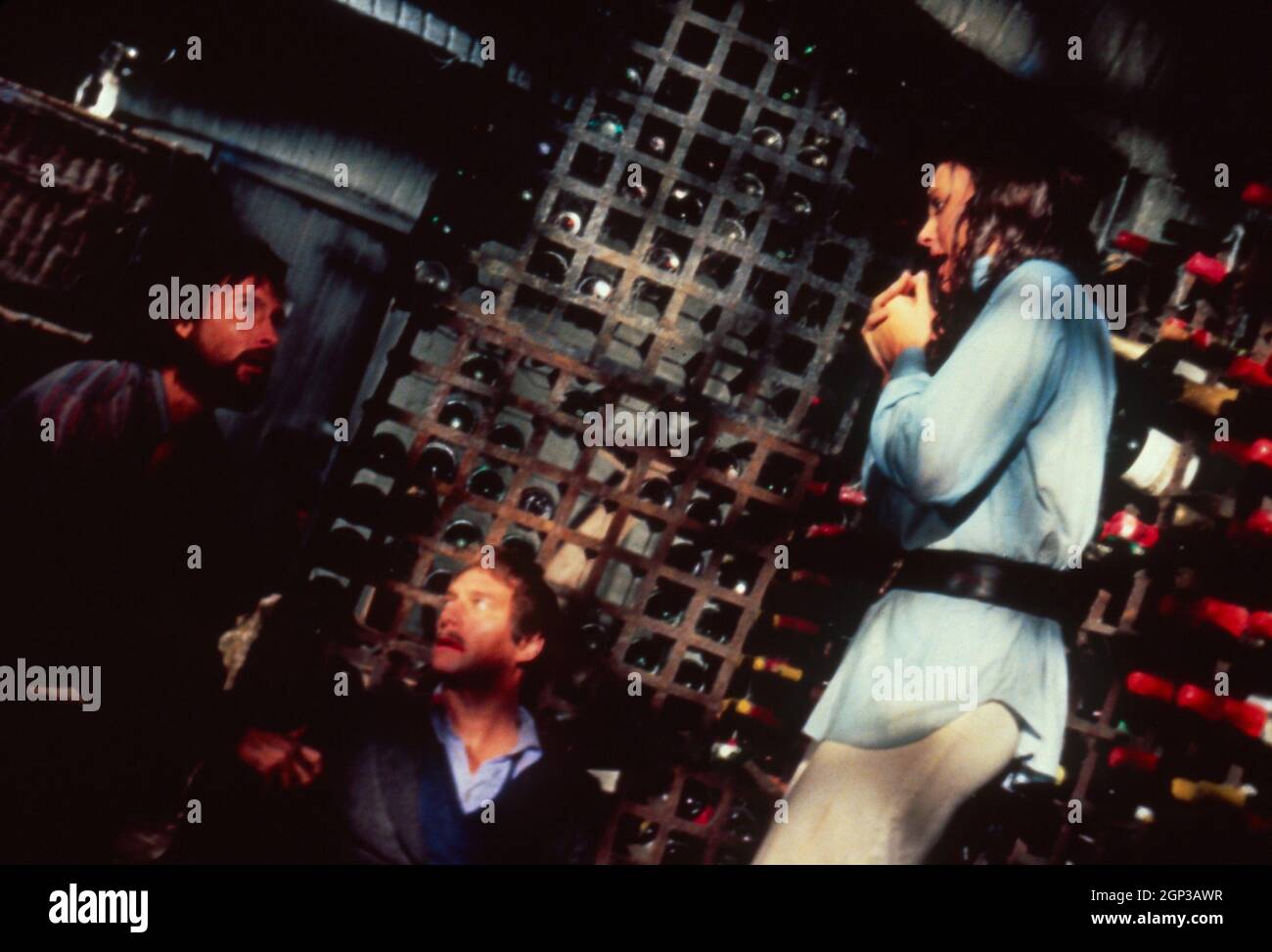 THE SPIRAL STAIRCASE, from left: John Phillip Law, Christopher Plummer ...