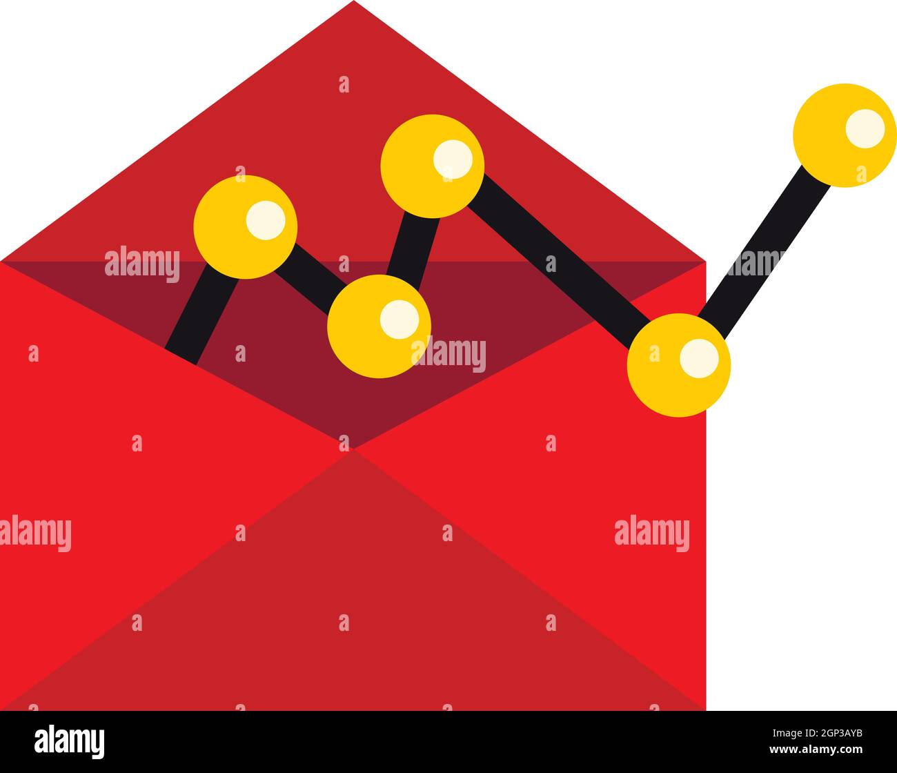 E-mail configuration icon, flat style Stock Vector Image & Art - Alamy