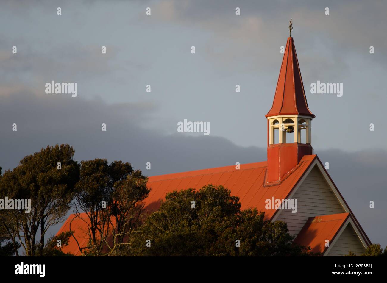 Church in Oban. Stewart Island. New Zealand Stock Photo - Alamy