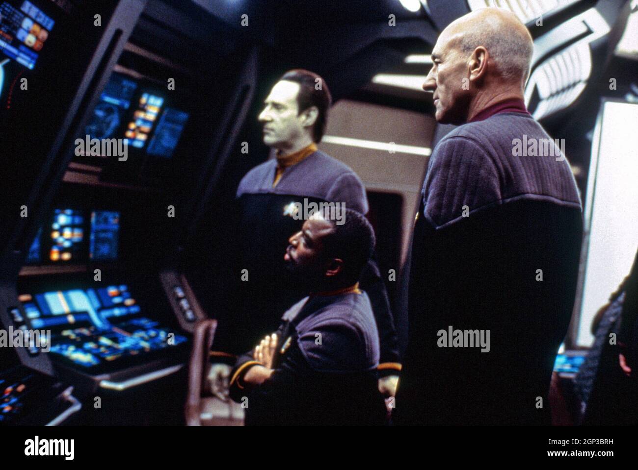STAR TREK: NEMESIS, from left: Brent Spiner, LeVar Burton, Patrick ...