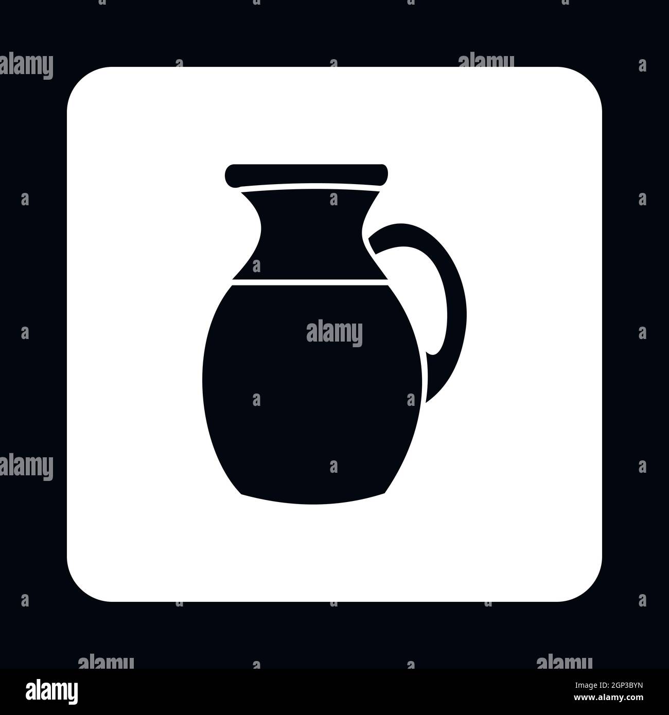 Pitcher icon in simple style Stock Vector Image & Art - Alamy