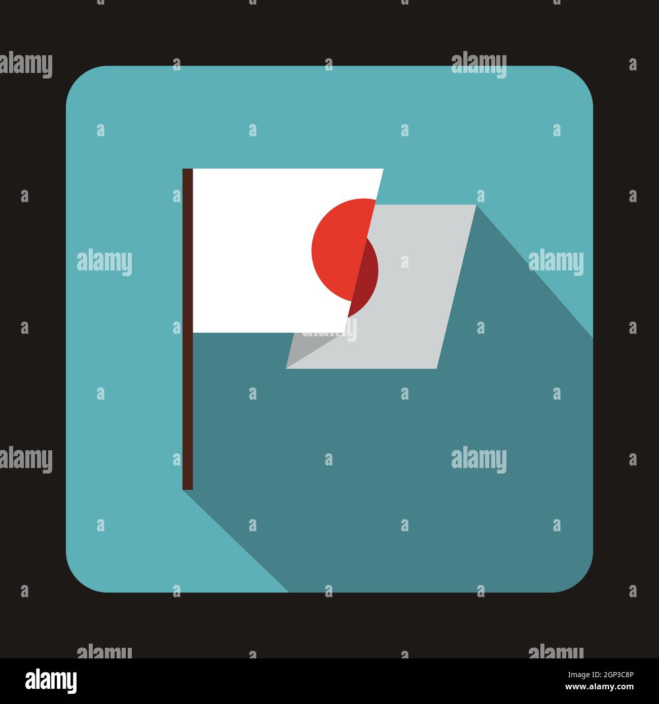 Japan flag icon hi-res stock photography and images - Alamy