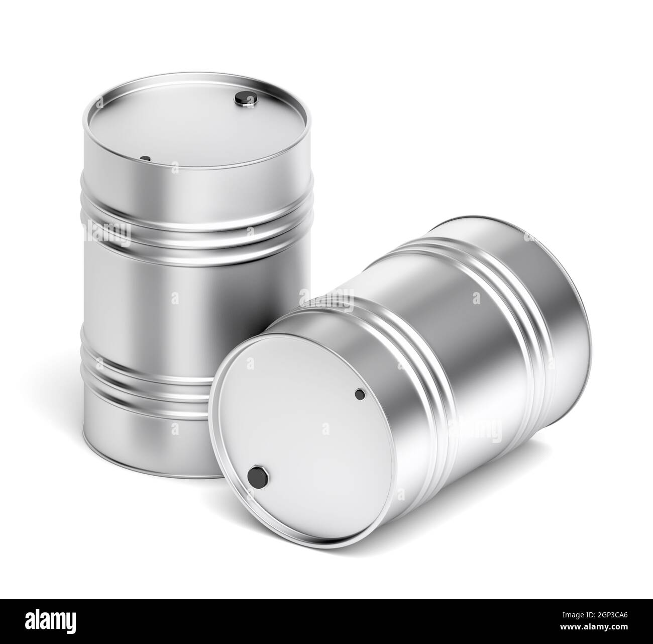 Steel barrels for fuel, oil and other liquids Stock Photo - Alamy