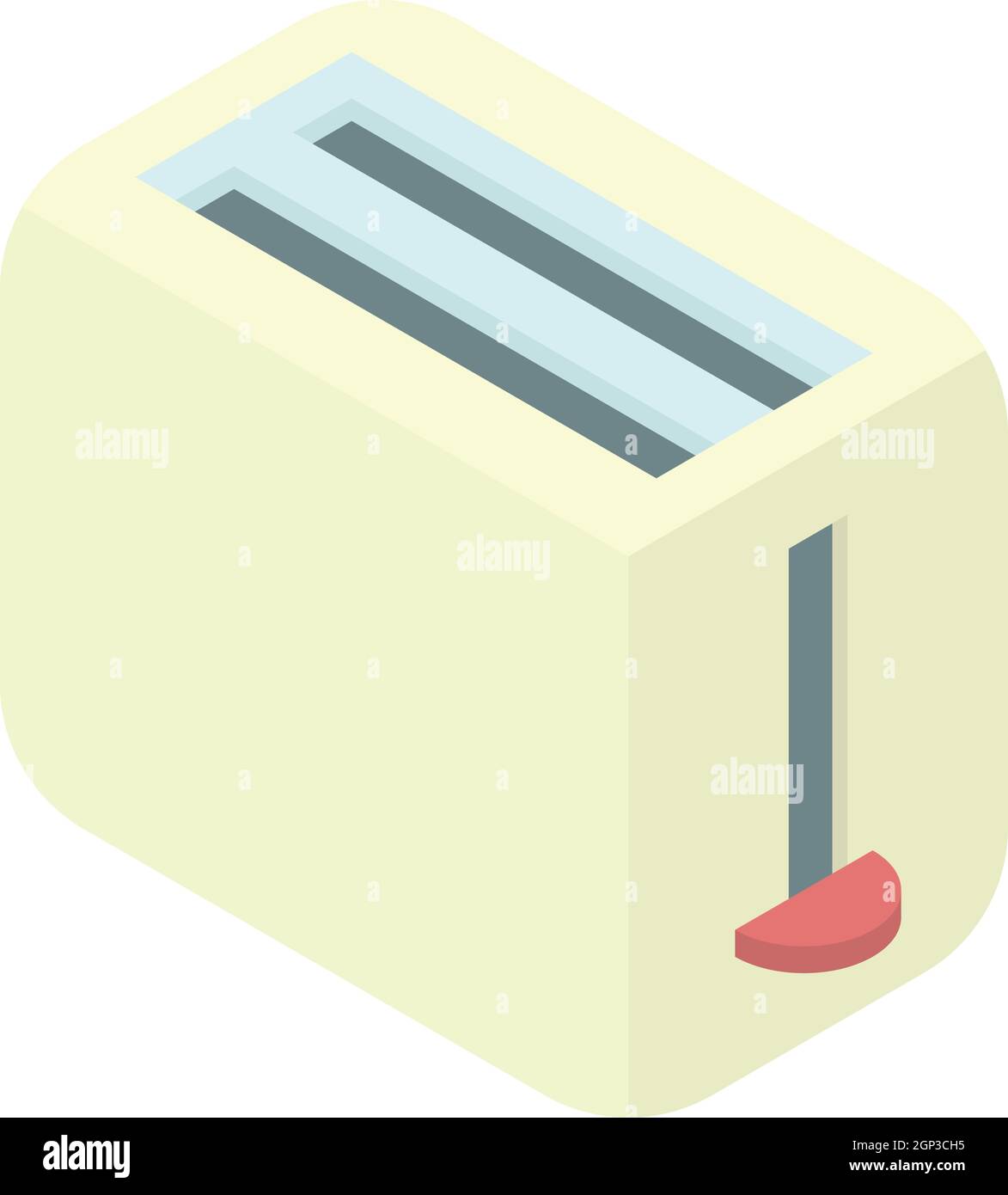 Bread in toaster Stock Vector Images - Alamy