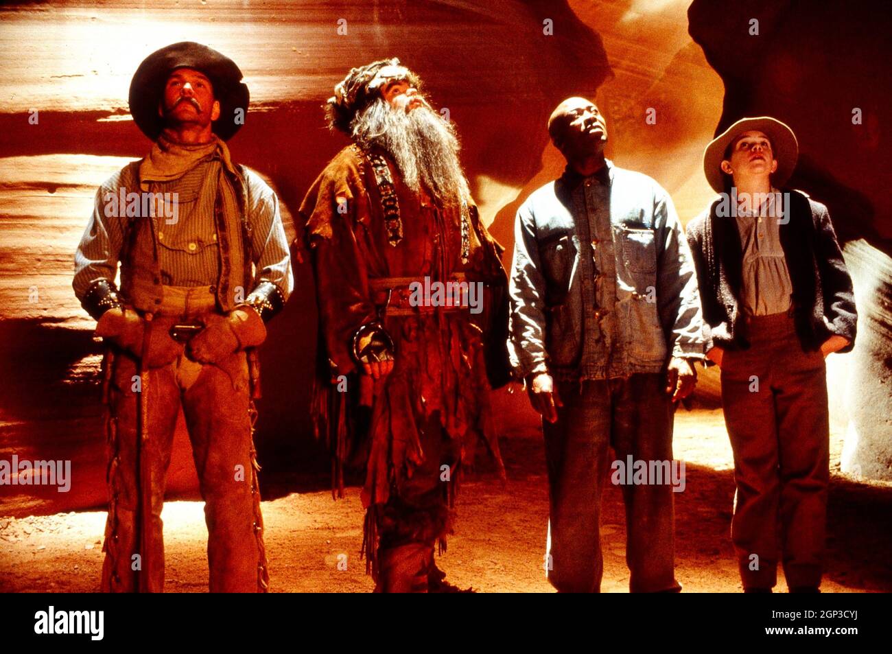 TALL TALE, from left: Patrick Swayze, Oliver Platt, Roger Aaron Brown, Nick Stahl, 1995. ph ...
