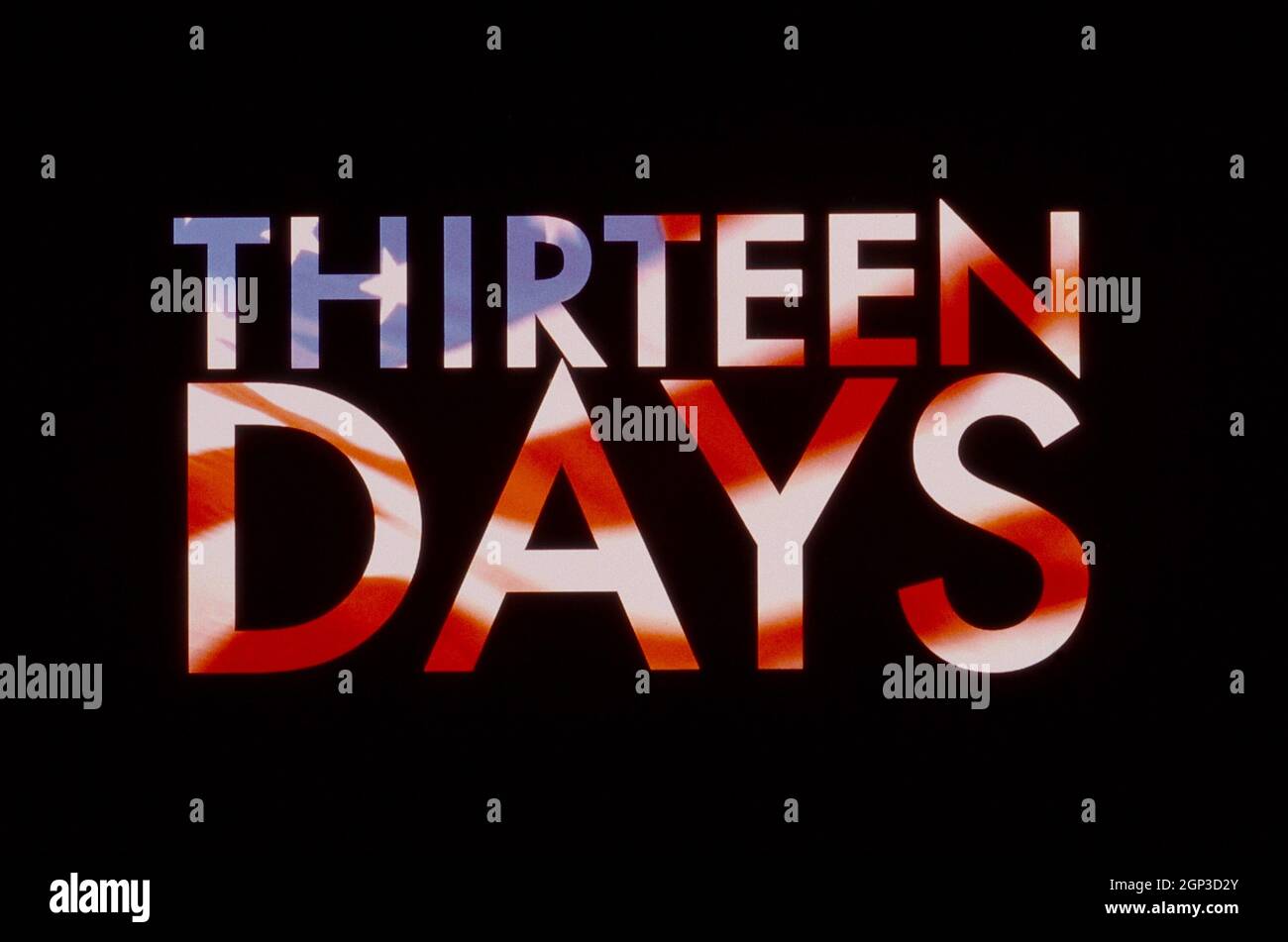 THIRTEEN DAYS, key art, 2000. ph: © New Line Cinema / courtesy Everett ...