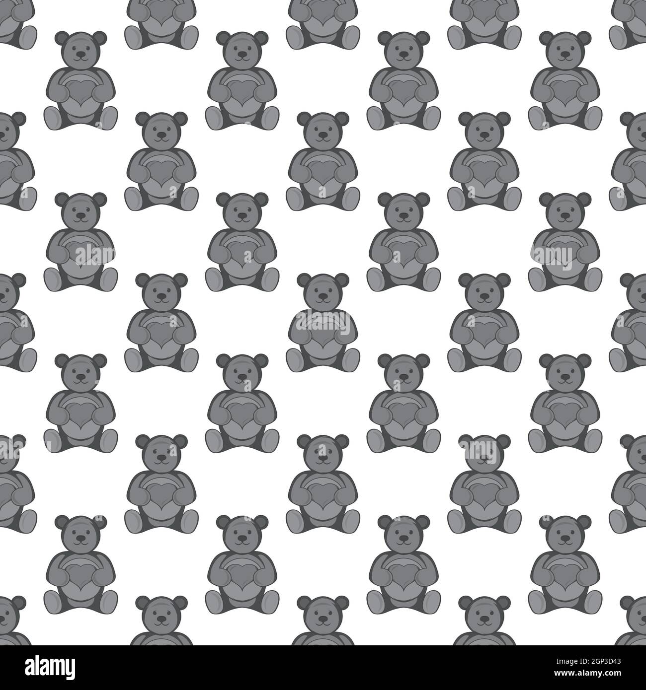 Toy bear seamless pattern Stock Vector Image & Art - Alamy