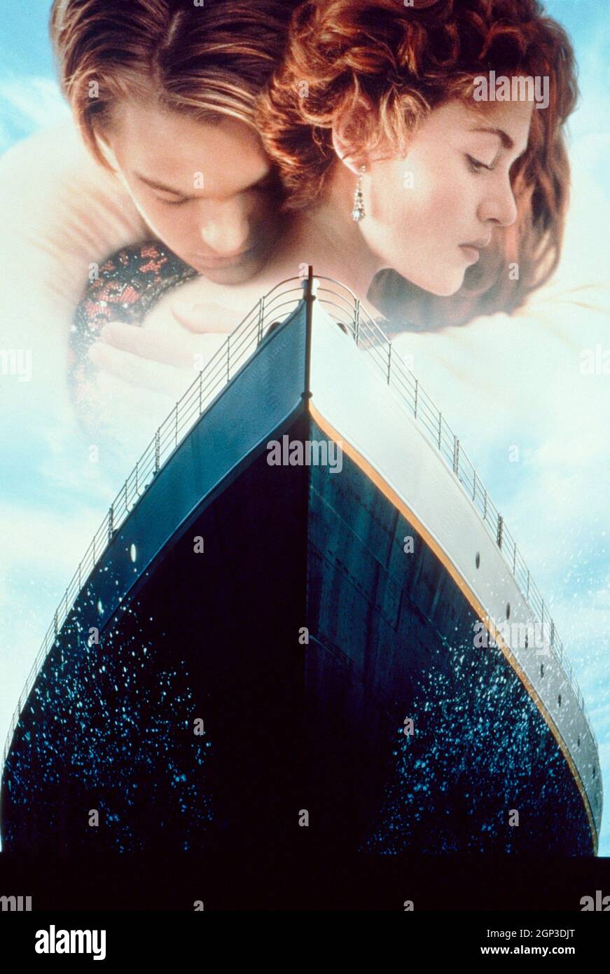 TITANIC, key art, from left: Leonardo DiCaprio, Kate Winslet, 1997. ph ...