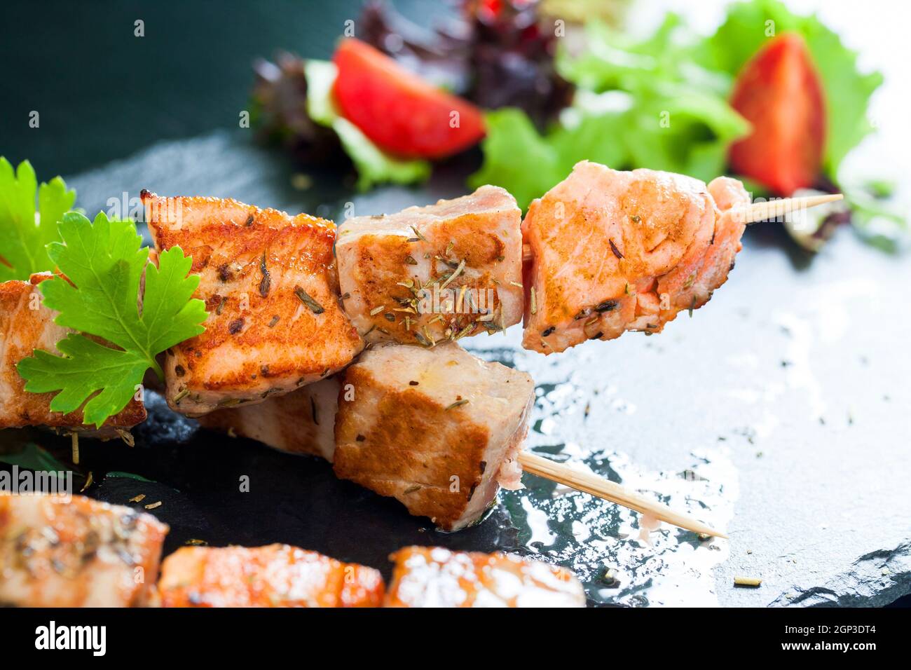 Fish brochettes hi-res stock photography and images - Alamy