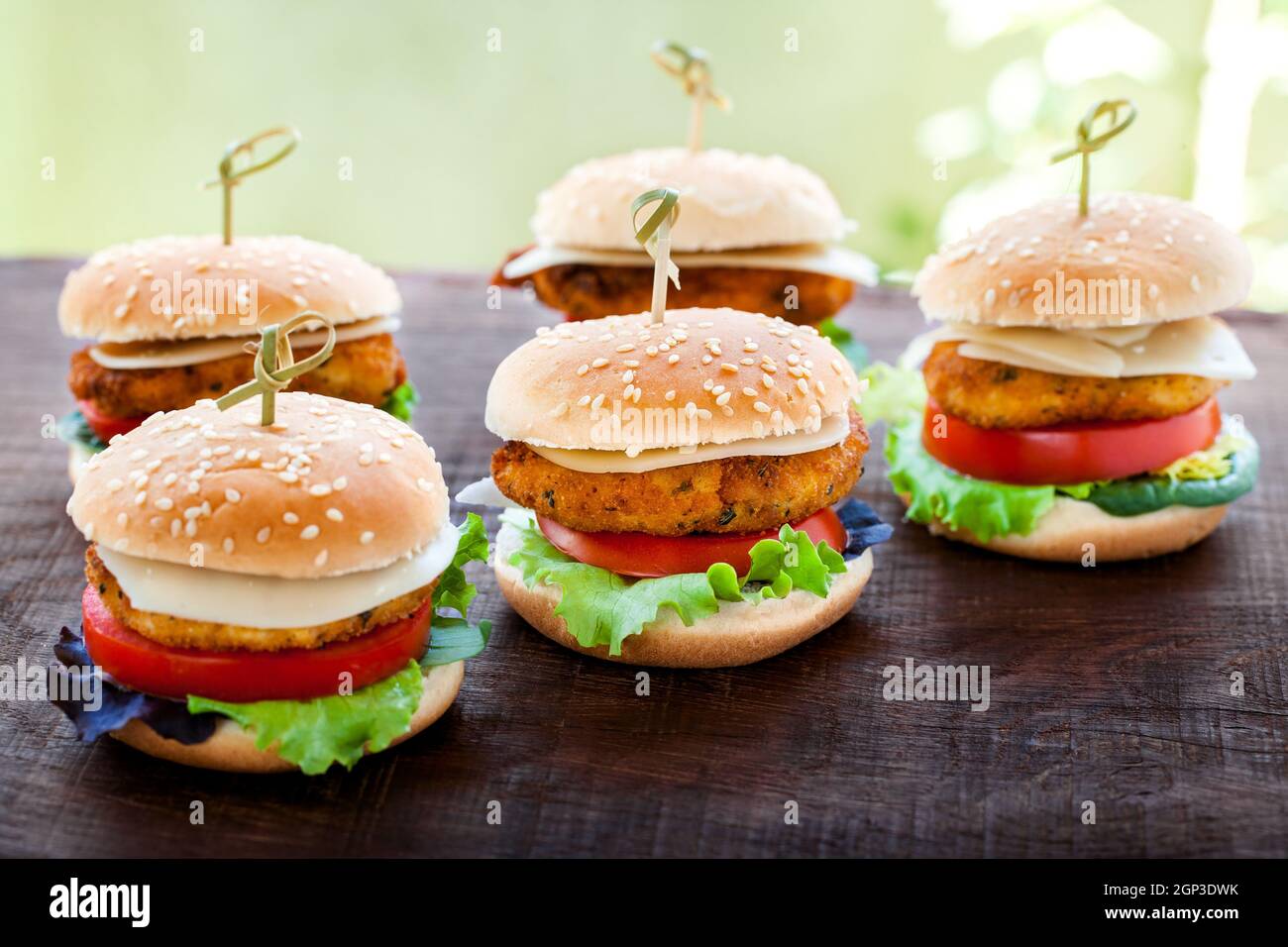 Multiple burgers hi-res stock photography and images - Alamy