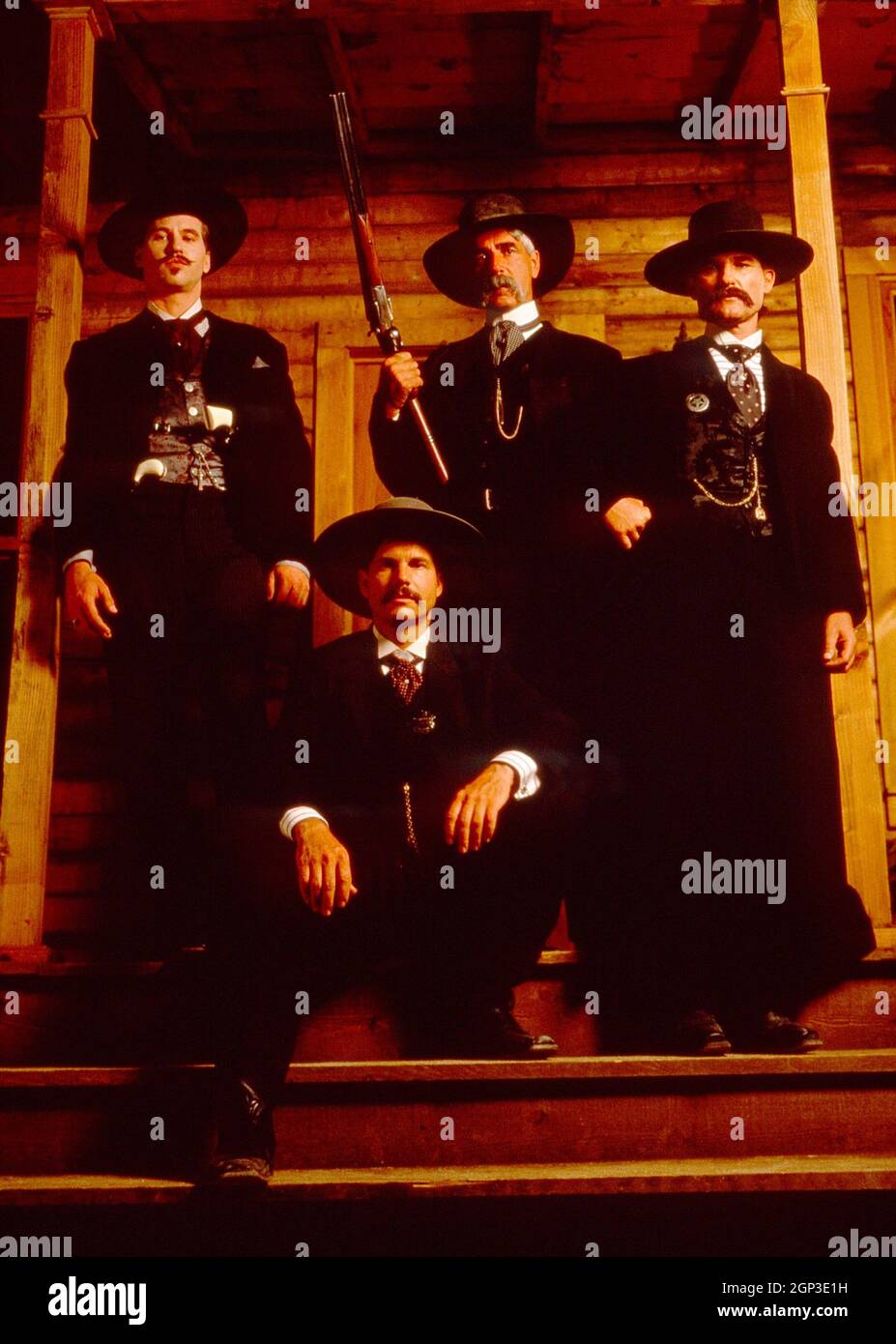 TOMBSTONE, from left: Val Kilmer, Bill Paxton, Sam Elliott, Kurt ...