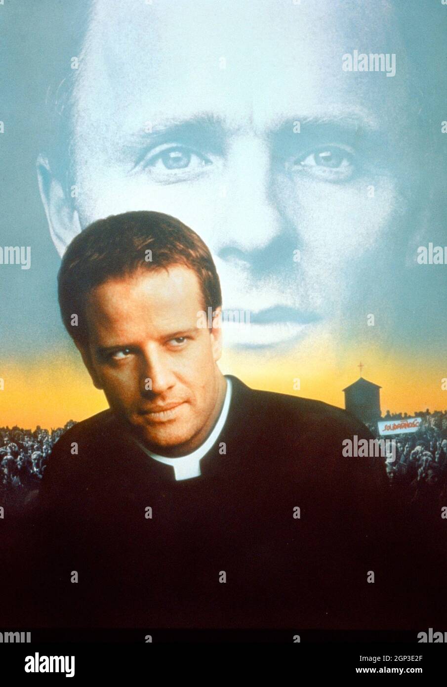 TO KILL A PRIEST, key art, Christopher Lambert (foreground), Ed Harris ...