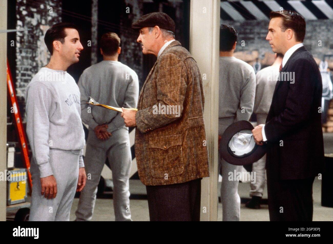 THE UNTOUCHABLES, from left: Andy Garcia, Sean Connery, Kevin Costner ...