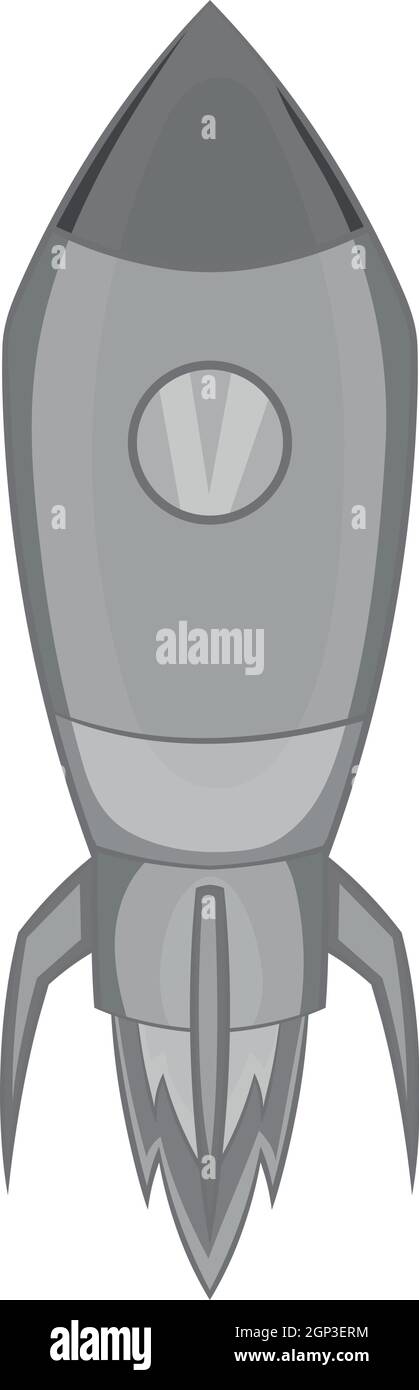 Rocket icon, black monochrome style Stock Vector Image & Art - Alamy