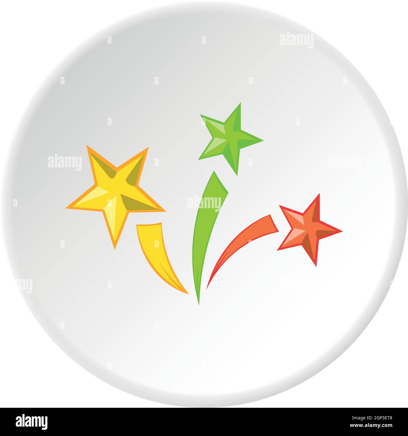 Fireworks line illustration Stock Vector Images - Alamy