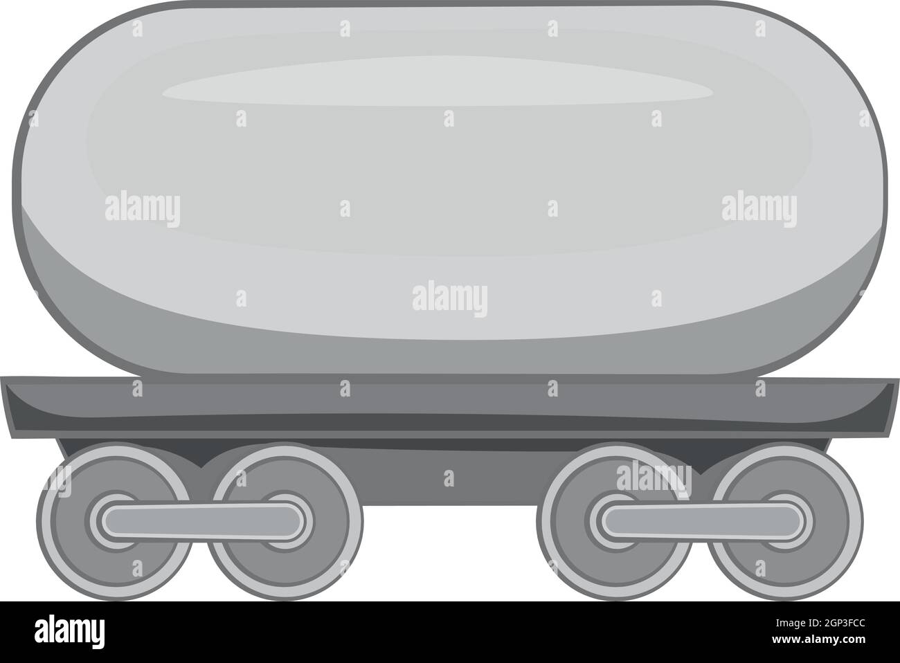 Railroad tank wagon icon, black monochrome style Stock Vector Image ...
