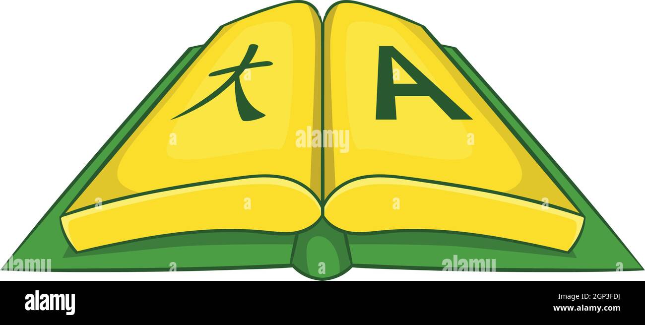 Translation dictionary icon, cartoon style Stock Vector Image & Art - Alamy