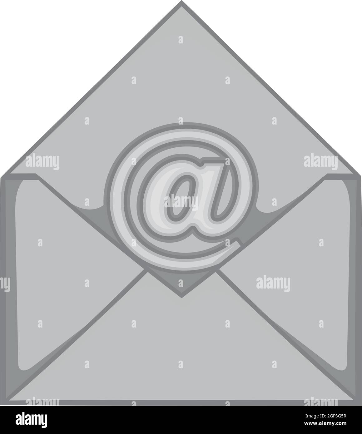 Email icon, black monochrome style Stock Vector Image & Art - Alamy