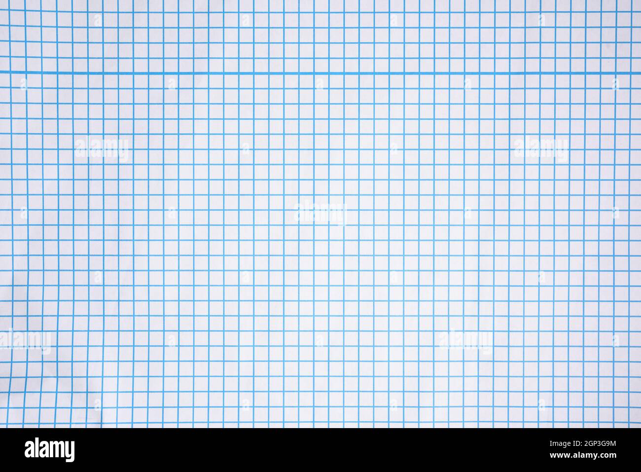 white squared paper texture, blue lines, school notebook Stock Photo ...