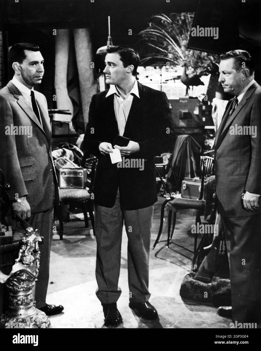 DRAGNET, from left: Jack Webb, Robert Vaughn, Ben Alexander, 'The Big ...