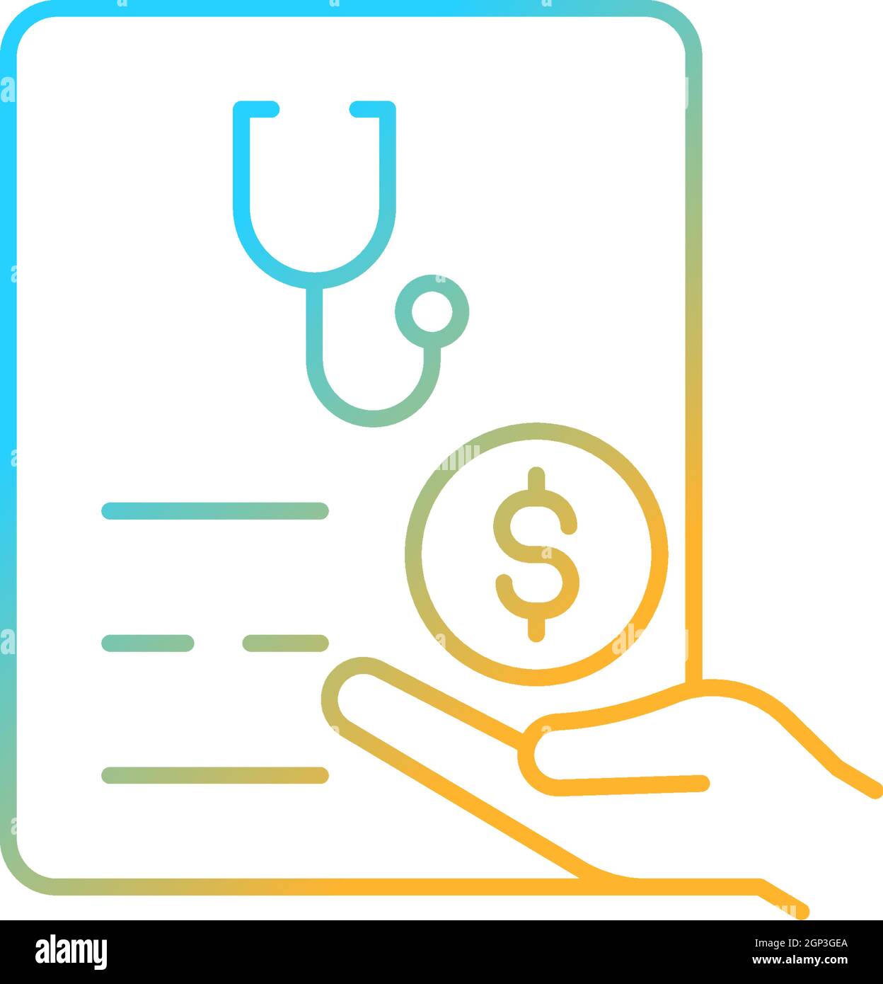 Paid sick days gradient linear vector icon Stock Vector Image & Art - Alamy