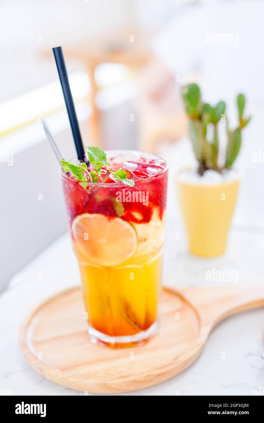 Fruit juice, a very good beverage for the body Stock Photo - Alamy