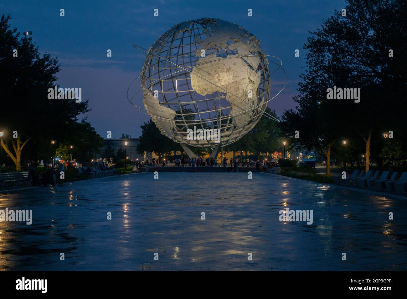 Unisphere in Flushing Medows Corona park Queens NYC Stock Photo - Alamy