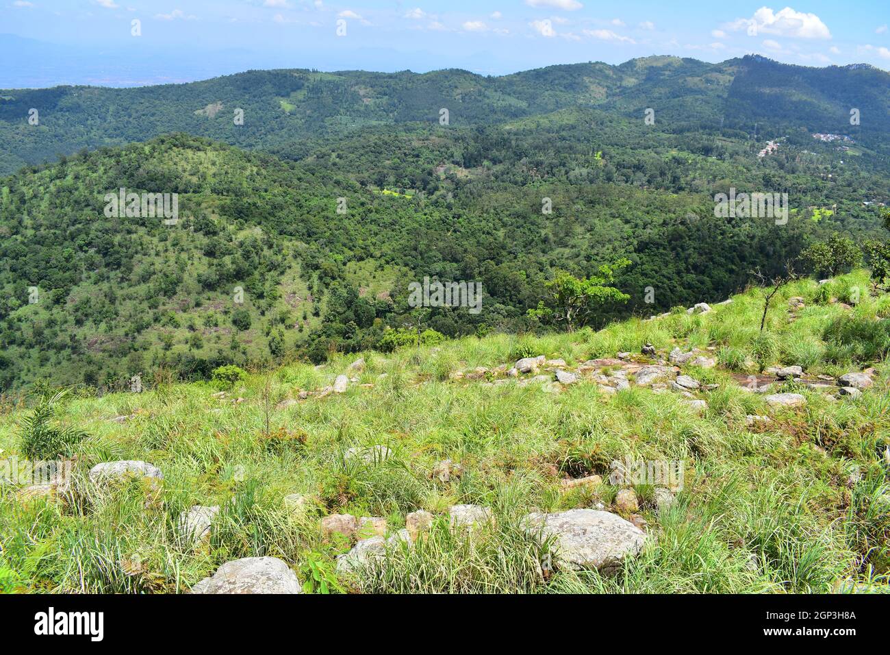 Sirumalai Peak, Vellimalai Sivan Temple Stock Photo - Alamy