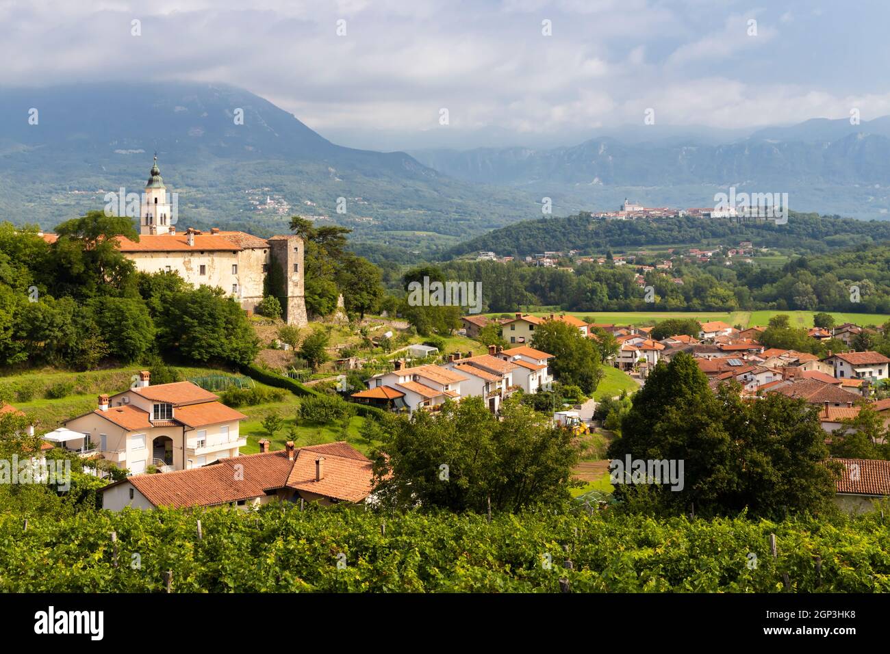 Vipava valley in Gorice region, Slovenia Stock Photo - Alamy