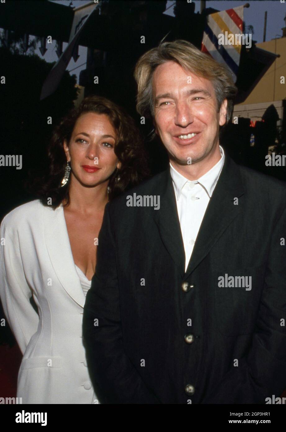 Alan Rickman and Marsha Firesten Circa 1980's Credit: Ralph Dominguez ...
