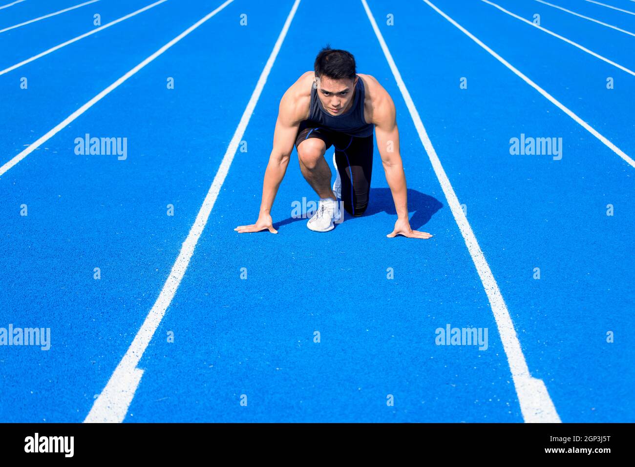 Runner male face focus hi-res stock photography and images - Alamy