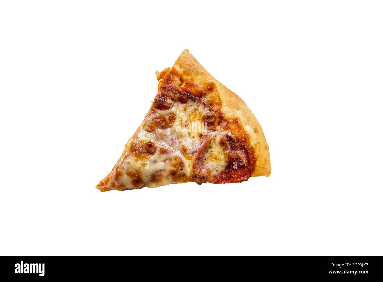 Pizza slice isolated on white background Stock Photo - Alamy