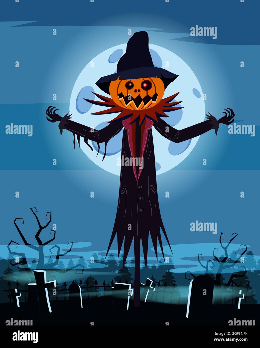 Scarecrow Villain Logo