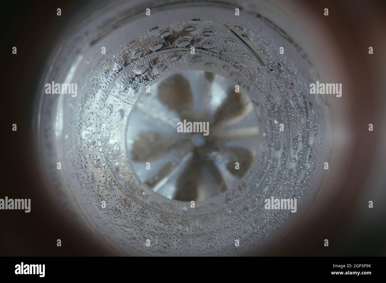 Close up of bubbles of sparkling water Stock Photo - Alamy