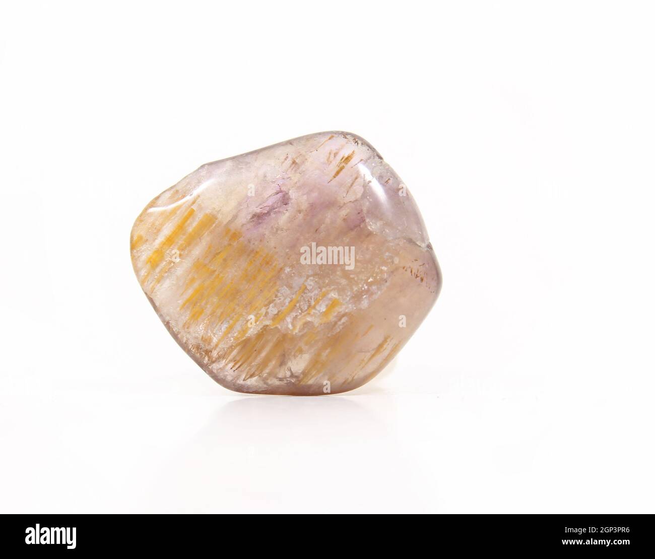 Rock Mineral Isolated on White Background Stock Photo - Alamy