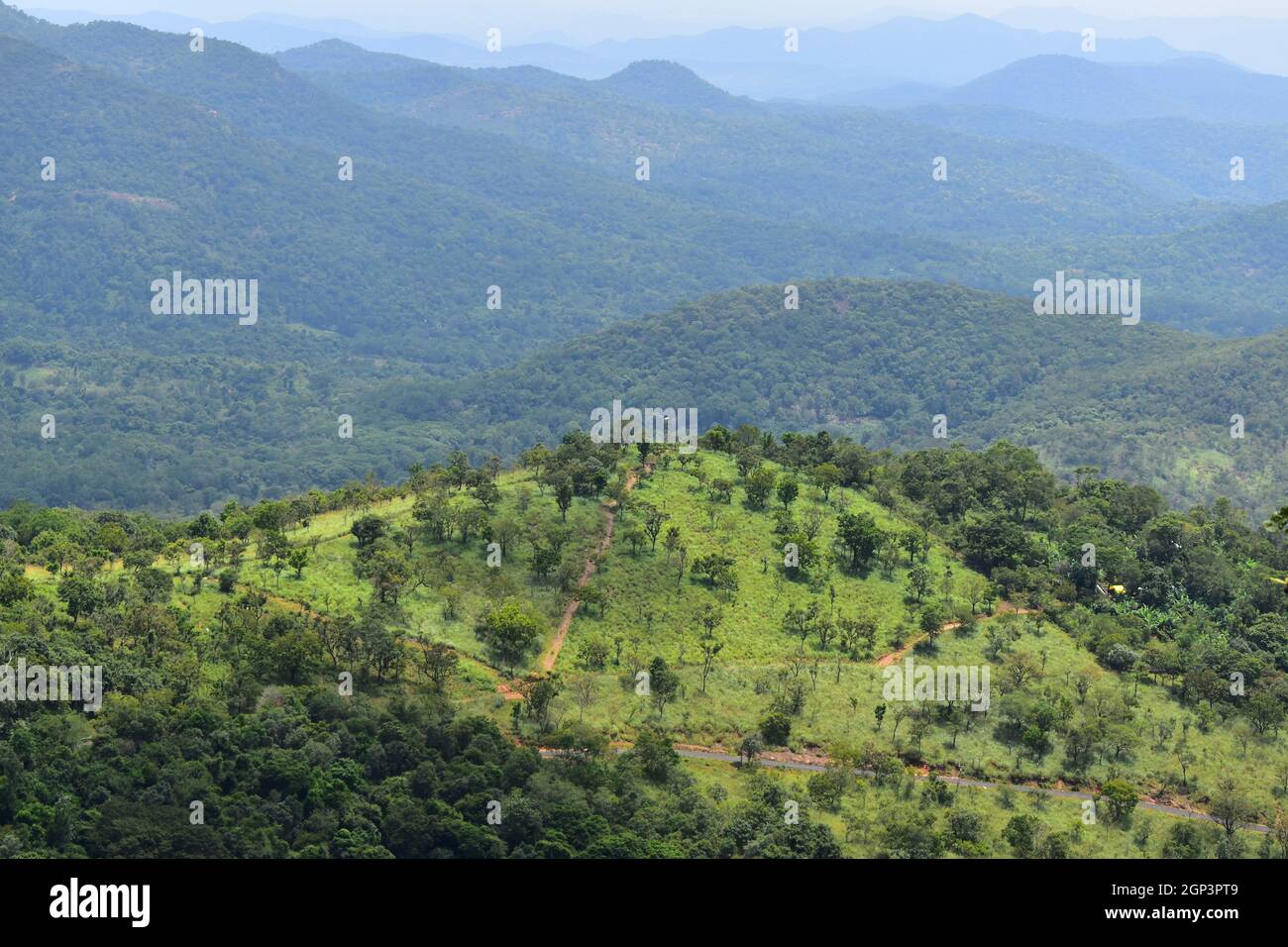Sirumalai Peak, Vellimalai Sivan Temple Stock Photo - Alamy