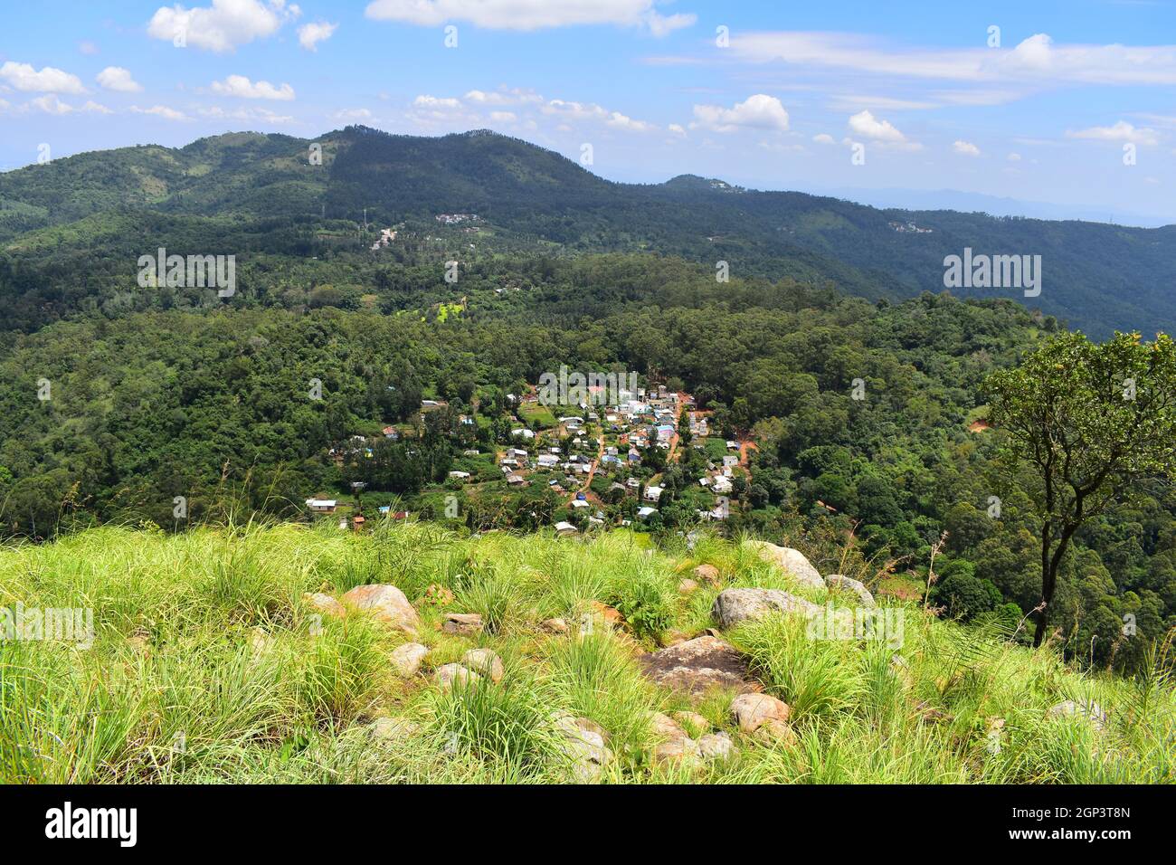 Sirumalai Peak, Vellimalai Sivan Temple Stock Photo - Alamy