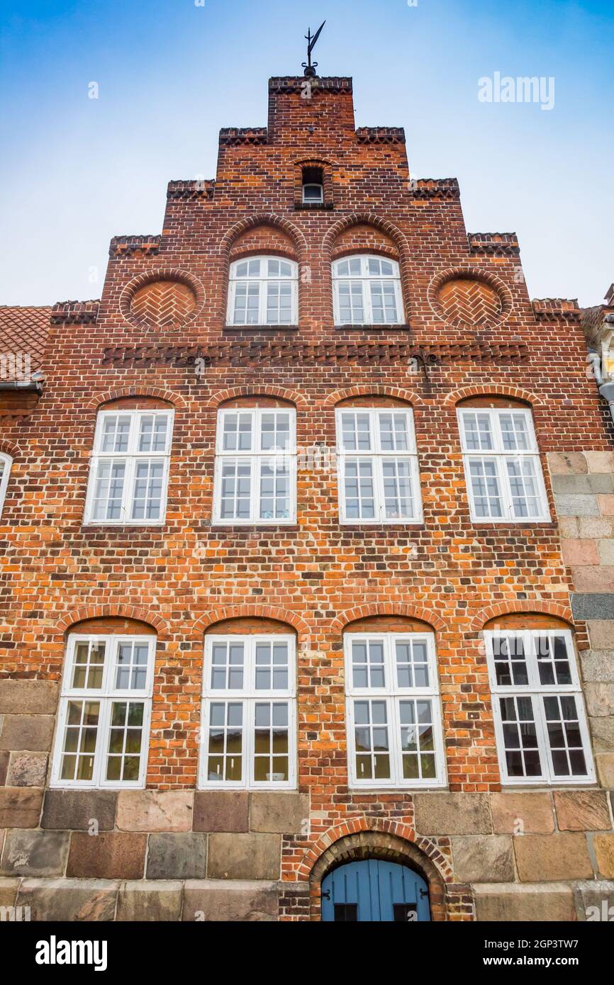 Step gable on a historic house in Viborg, Denmark Stock Photo - Alamy