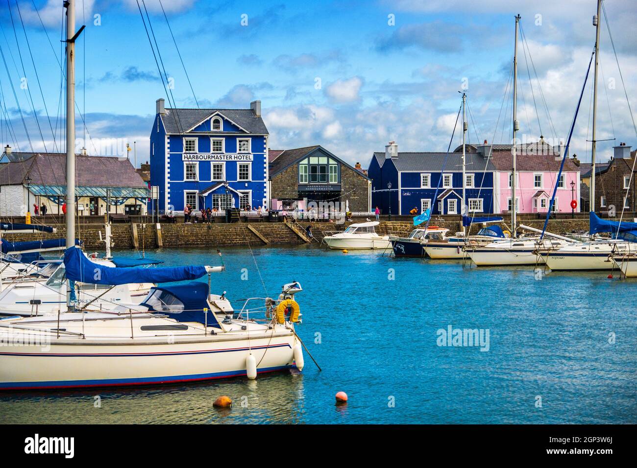 Harbor at aberaeron hi-res stock photography and images - Alamy