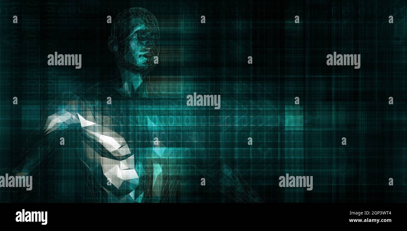 Web Technology and Design Science Network as Art Stock Photo - Alamy