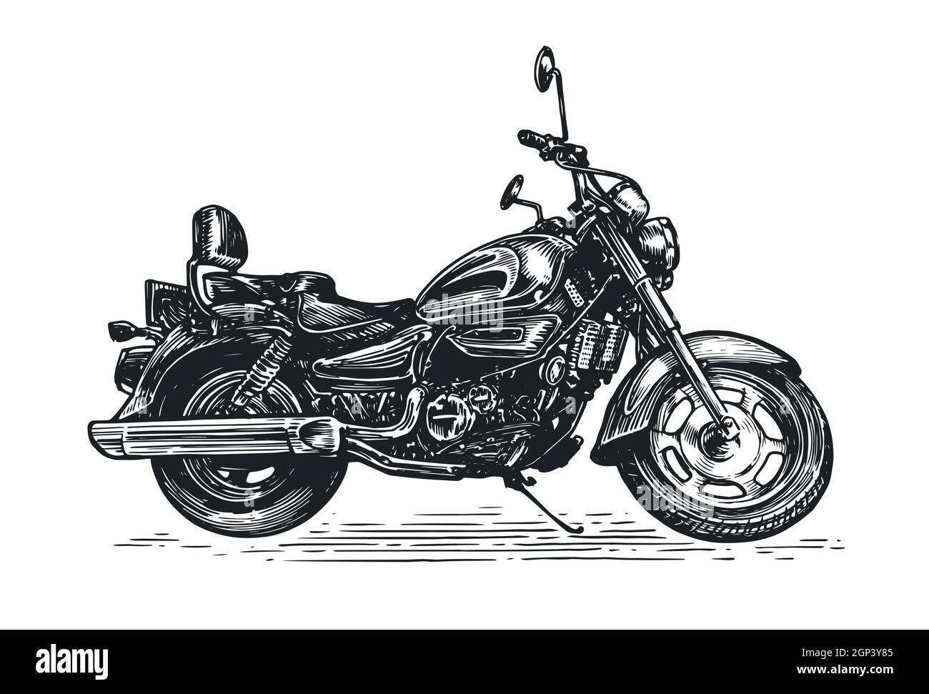 Motorbike Drawing