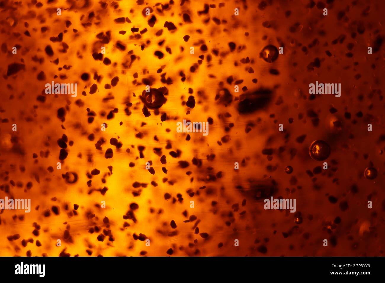 abstract golden background bubbles rare shapes different Stock Photo ...