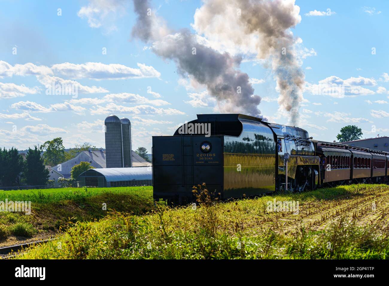 Strasburg, PA, USA - September 26, 2021: The Norfolk and Western Class ...